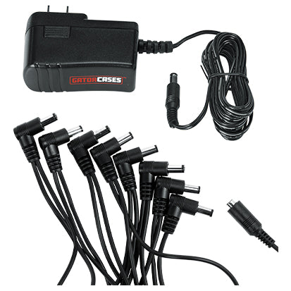 Gator Power-1 Max 9V DC Power Adapter and 8-Output Daisy Chain Cable C
